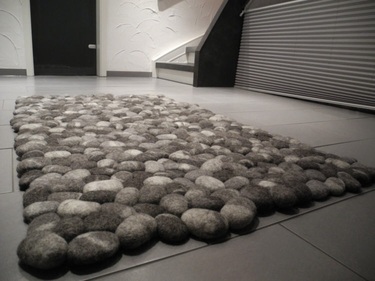 Martina Schuhmann's Felt Stone Rugs - Handcrafted Gifts