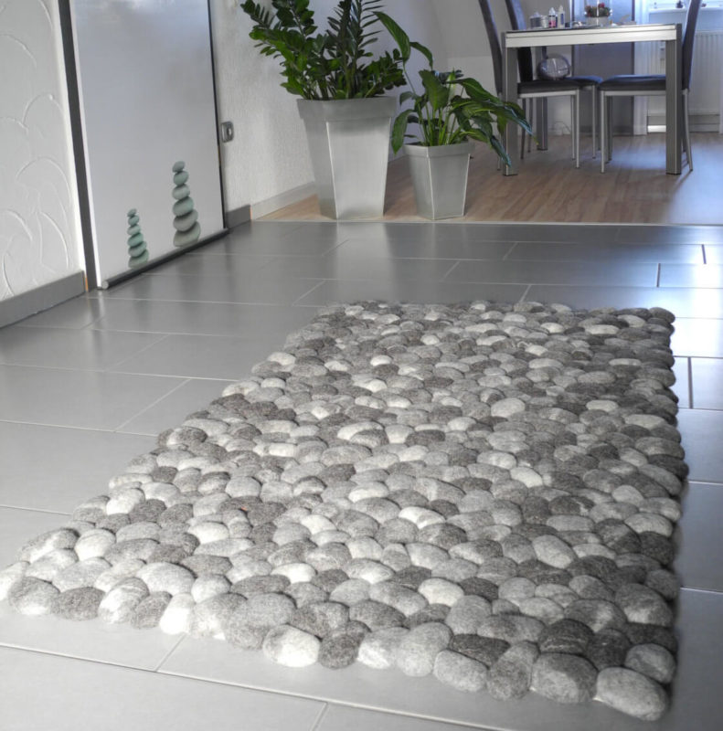 Martina Schuhmann's Felt Stone Rugs - Handcrafted Gifts