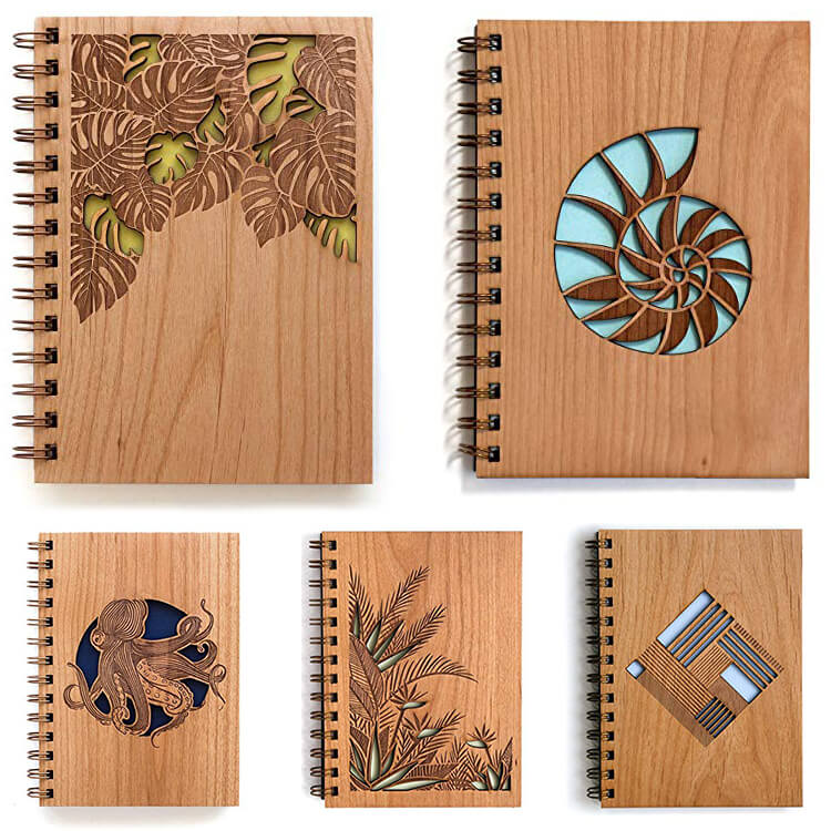 Laser Cut Wooden Notebook This Year s Best Gift Ideas